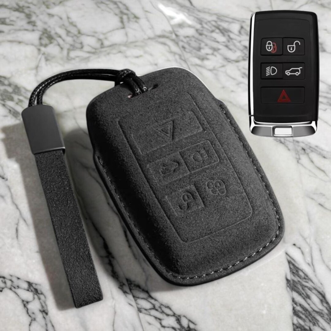 Land Rover Key Fob Cover – Leather Alcantara Case for Range Rover ...
