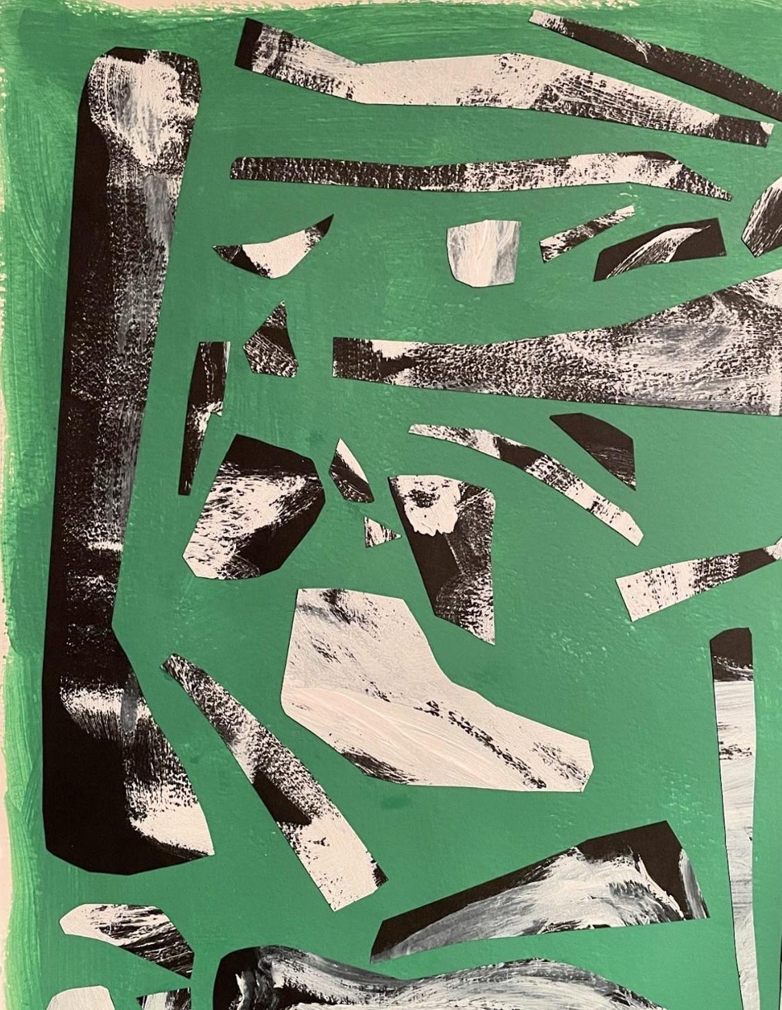 Green Collage - Etsy
