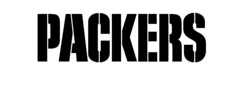 Green Bay Packers Word Logo NFL Vinyl Decal Window Laptop Any Size Any ...