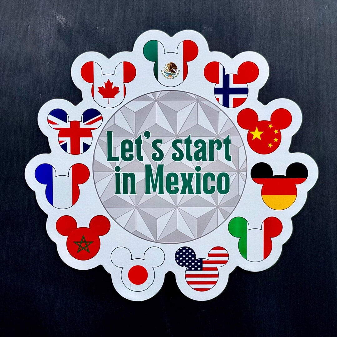 Let’s Start in Mexico Magnet – World Showcase Inspired Magnet – Mexico ...