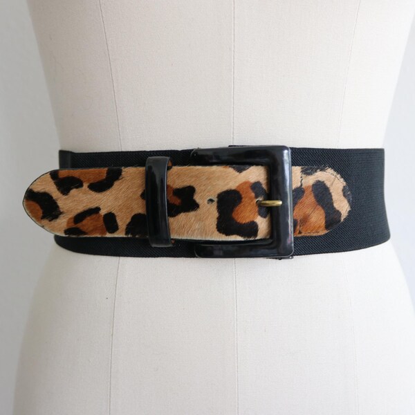 Leopard Print Belt - Etsy