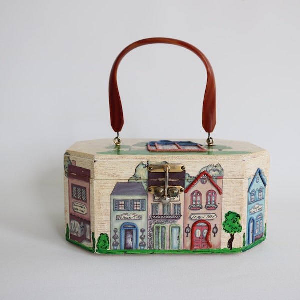 Vintage Box Purse - Etsy