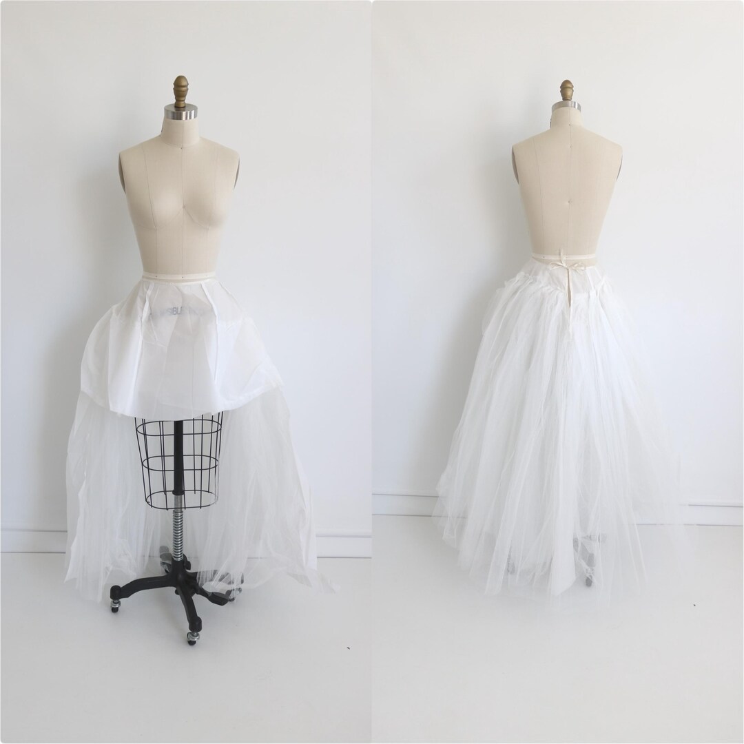 Hip Panniers Bustle Crinoline Petticoat Slip 1950s Wedding Dress Bridal ...