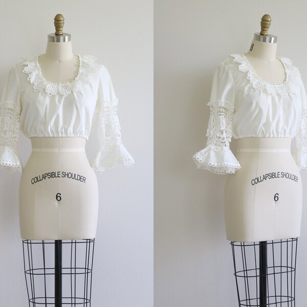 Vintage Midriff Top - Etsy