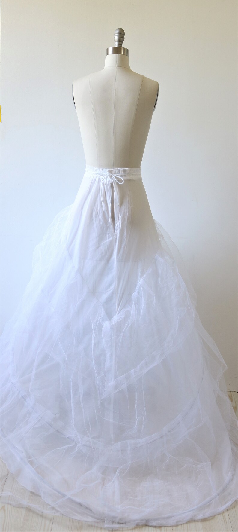 Hoop Crinoline Petticoat Slip Train Support Wedding Dress | Etsy