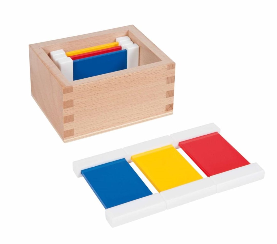 Colour Box 1, Colour Tablets, Montessori, Learning at Home, Sensorial ...