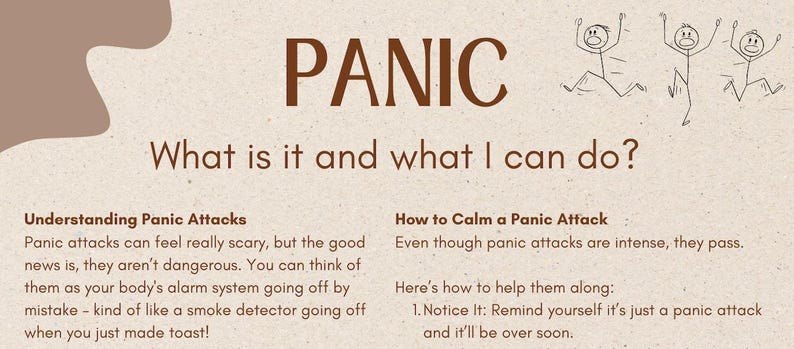Panic What is It and What I Can Do Help - Etsy