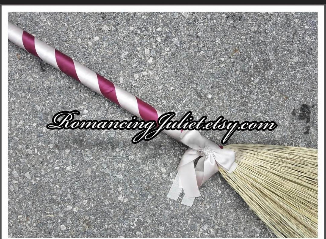 Classic Jump Broom Made in Your Custom Colors With Rhinestone Accent ...