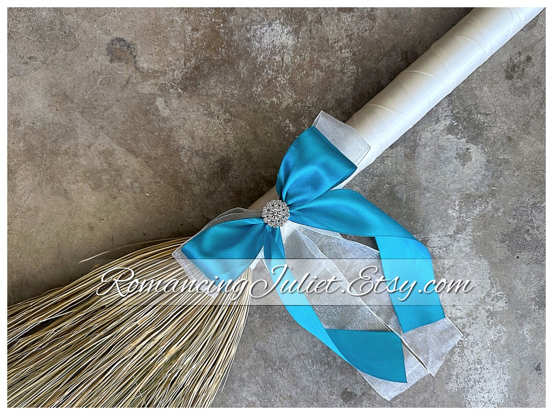 Classic Jump Broom Made in Your Custom Colors With Rhinestone Accent ...