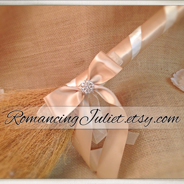 Rhinestone Wedding Broom - Etsy