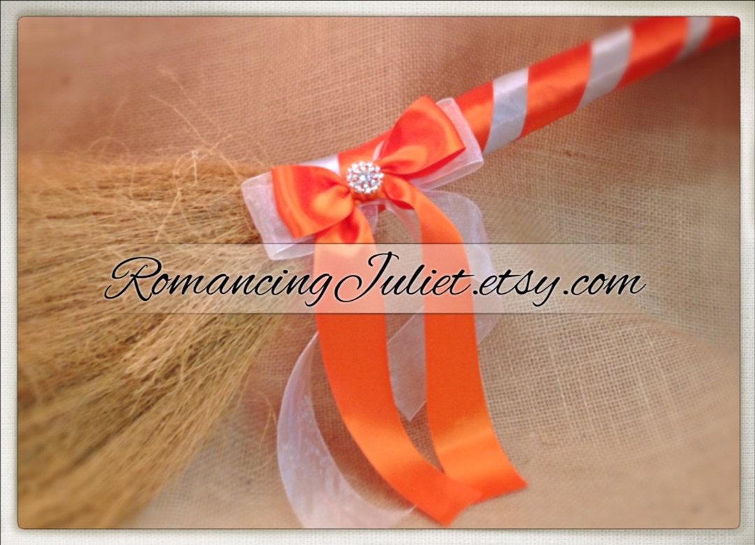 Classic Jump Broom With Rhinestone Accent ..shown in - Etsy