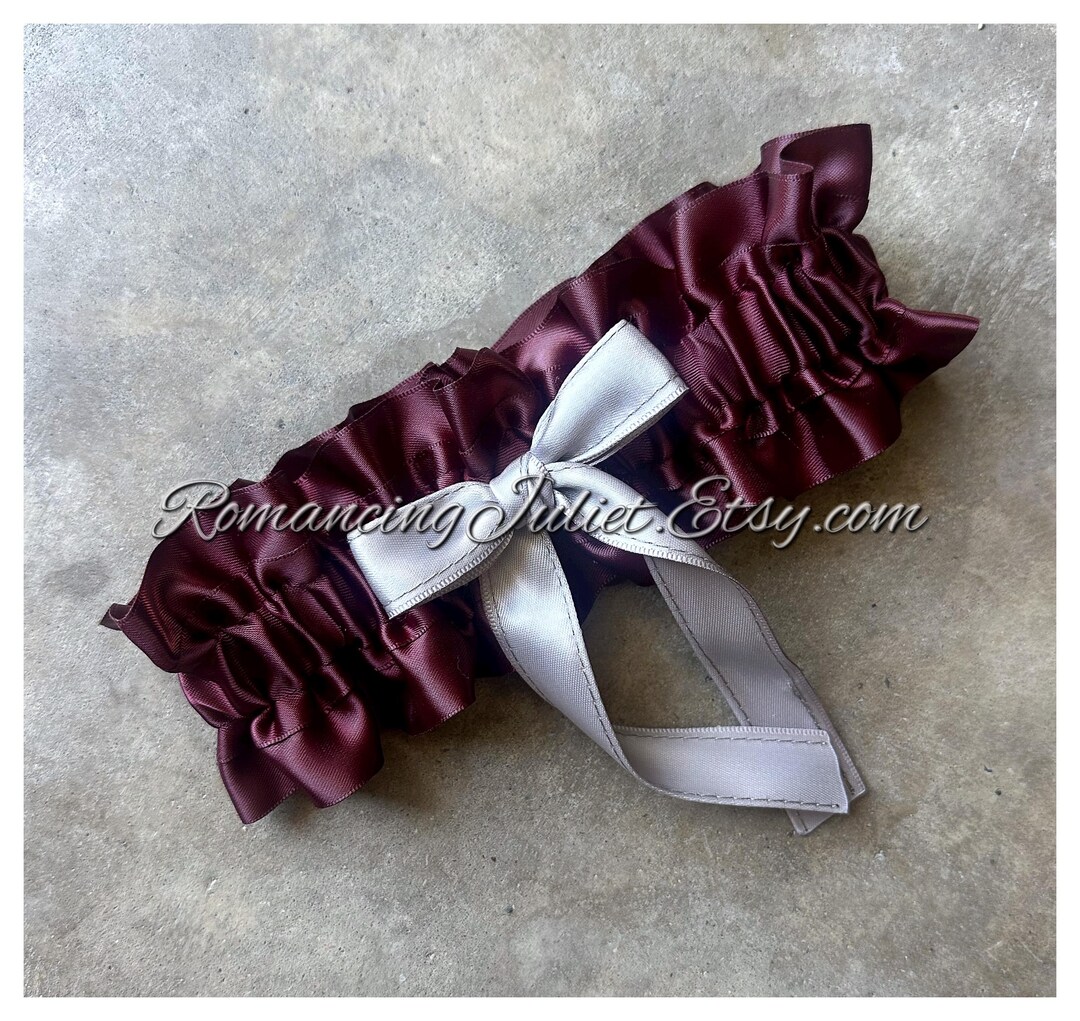 The Classic Chic Leg Garter..you Choose the Accent Colors..shown in ...