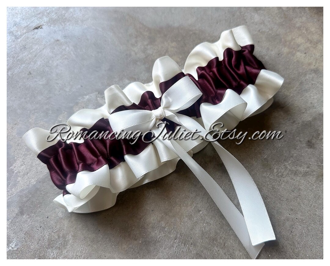 The Classic Chic Leg Garter..you Choose the Accent Colors..shown in ...