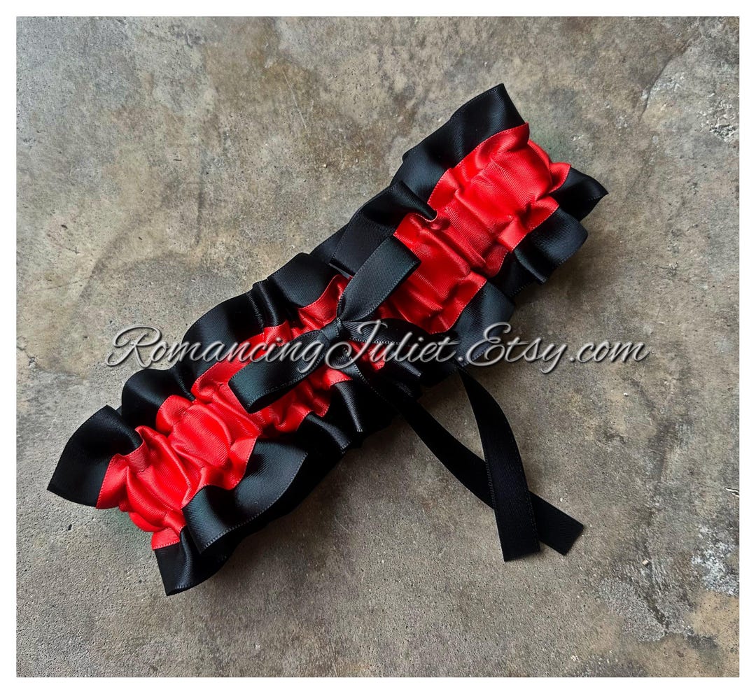 The Classic Chic Leg Garter..you Choose the Accent Colors..shown in ...