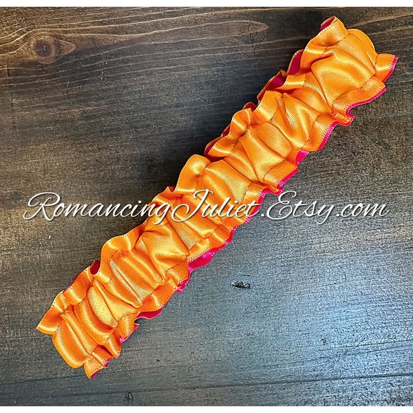 Orange Garter Set - Etsy