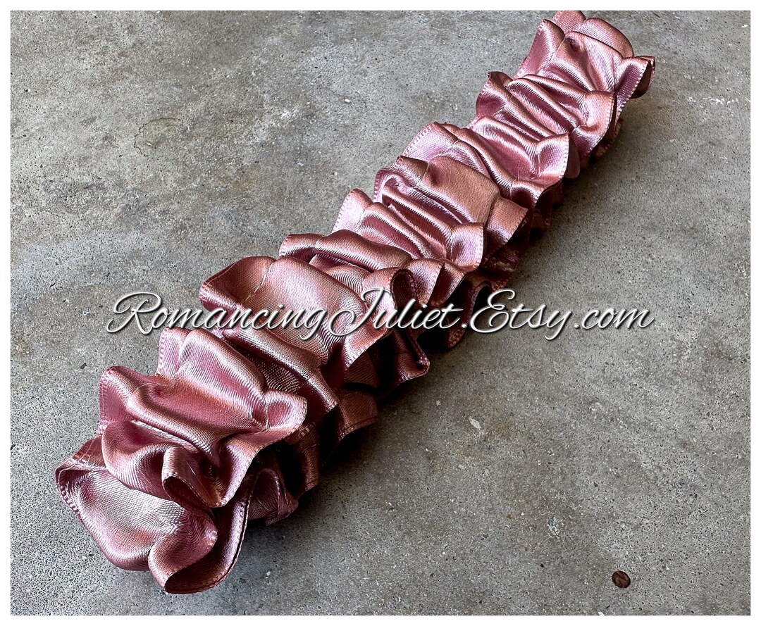 The Original Fully Reversible Bridal Garter Shown in Rose Gold/ivory - Etsy