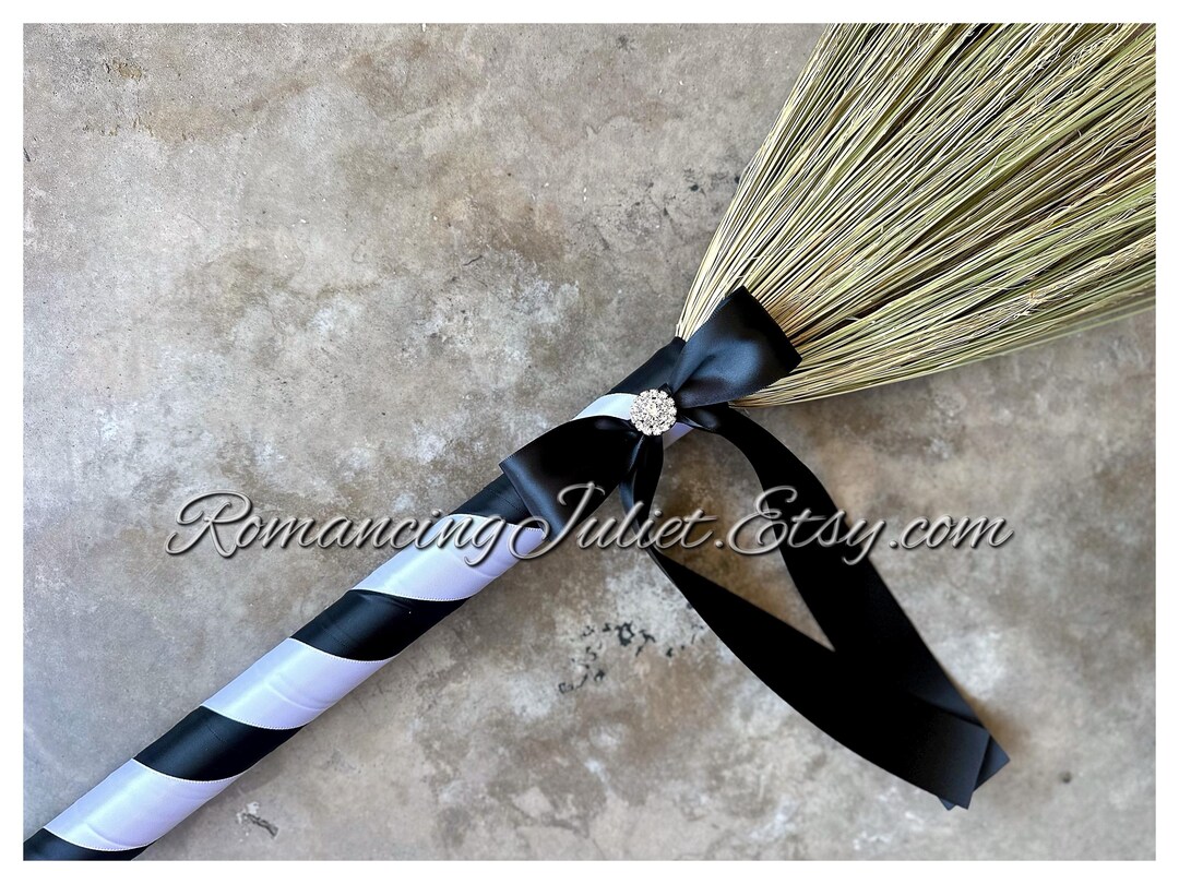 Classic Jump Broom Made in Your Custom Colors With Rhinestone Accent ...