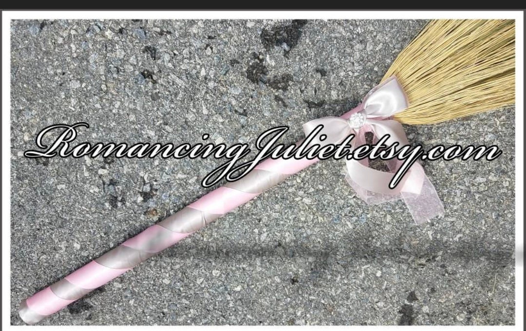 Classic Jump Broom Made in Your Custom Colors With Rhinestone Accent ...