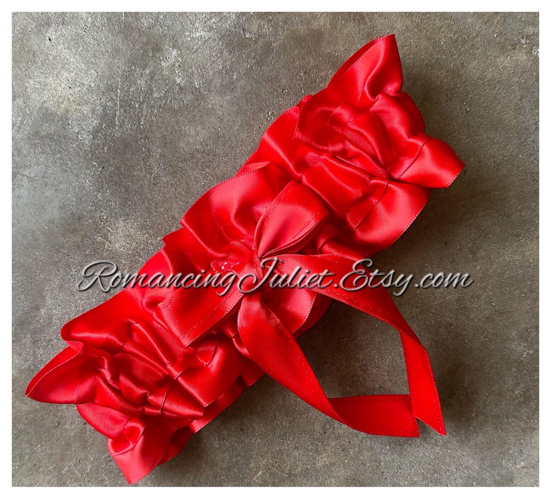 The Classic Chic Leg Garter..you Choose the Accent Colors..shown in All ...