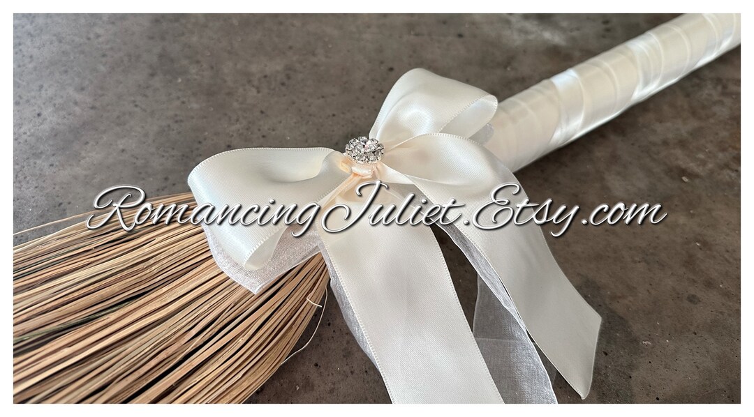 Classic Jump Broom Made in Your Custom Colors With Rhinestone Accent ...