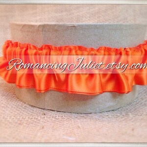 Satin Skirted Plain Bridal Garter...custom Colors Available..shown in ...