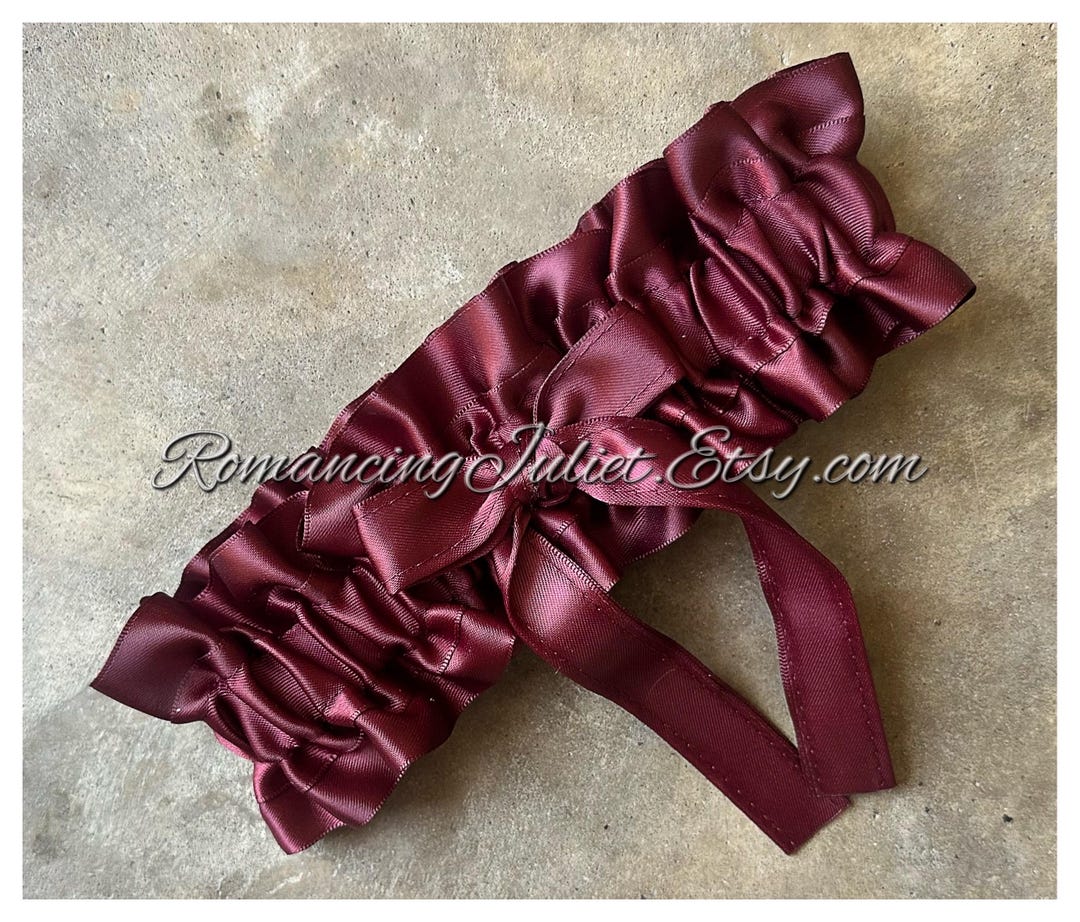 The Classic Chic Leg Garter..you Choose the Accent Colors..shown in ...