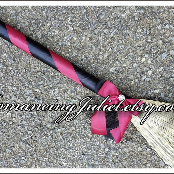 Rhinestone Wedding Broom - Etsy