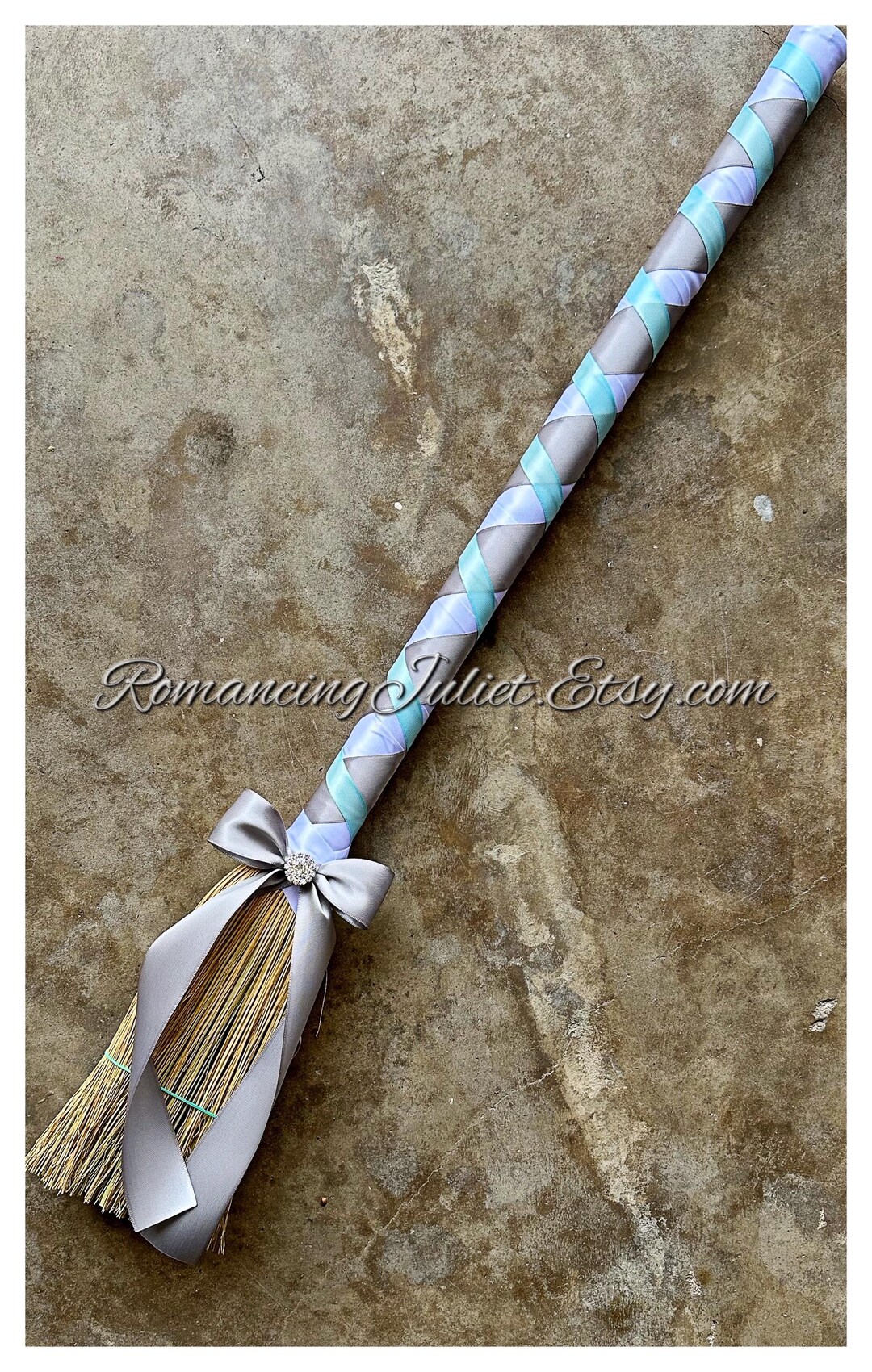 Classic Jump Broom Crossed Deluxe... You Choose the Colors ..shown in ...