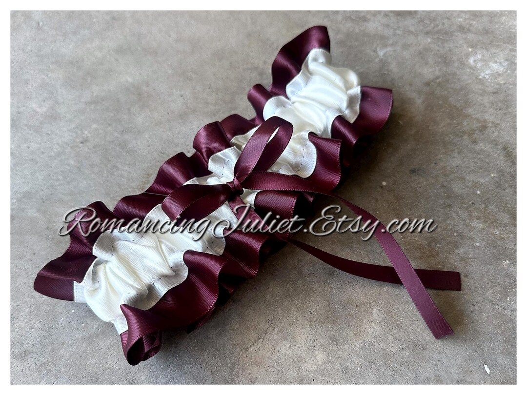 The Classic Chic Leg Garter..you Choose the Accent Colors..shown in ...