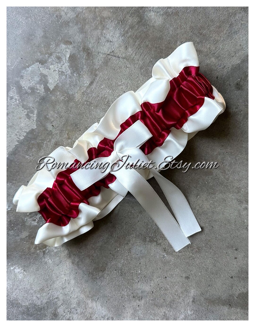 The Classic Chic Leg Garter..you Choose the Accent Colors..shown in ...