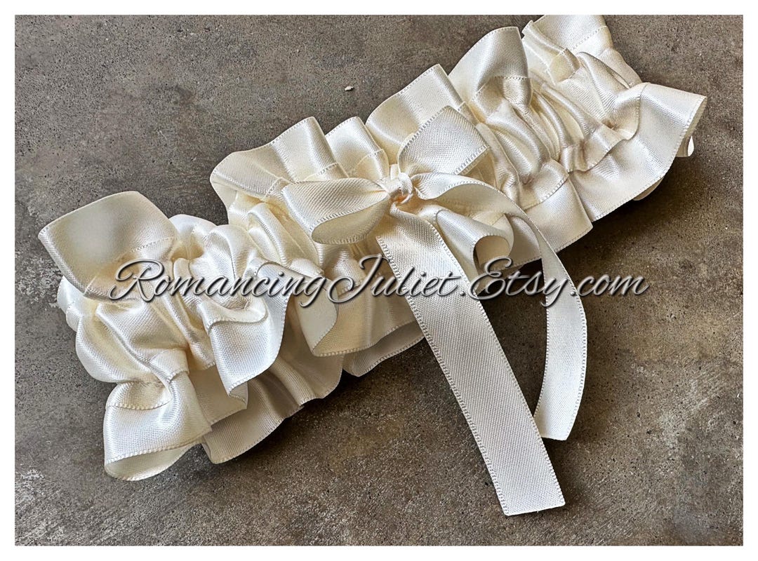 The Classic Chic Leg Garter..you Choose the Accent Colors..shown in ...