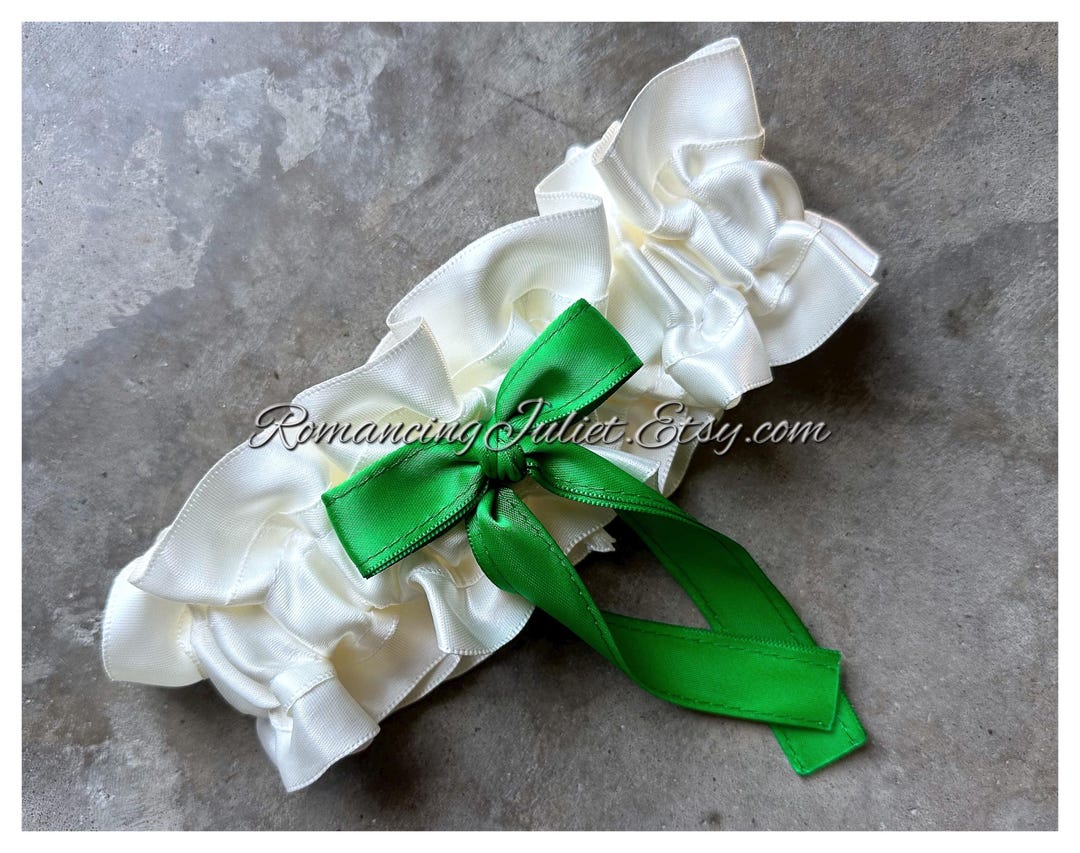 The Classic Chic Leg Garter..you Choose the Accent Colors..shown in ...