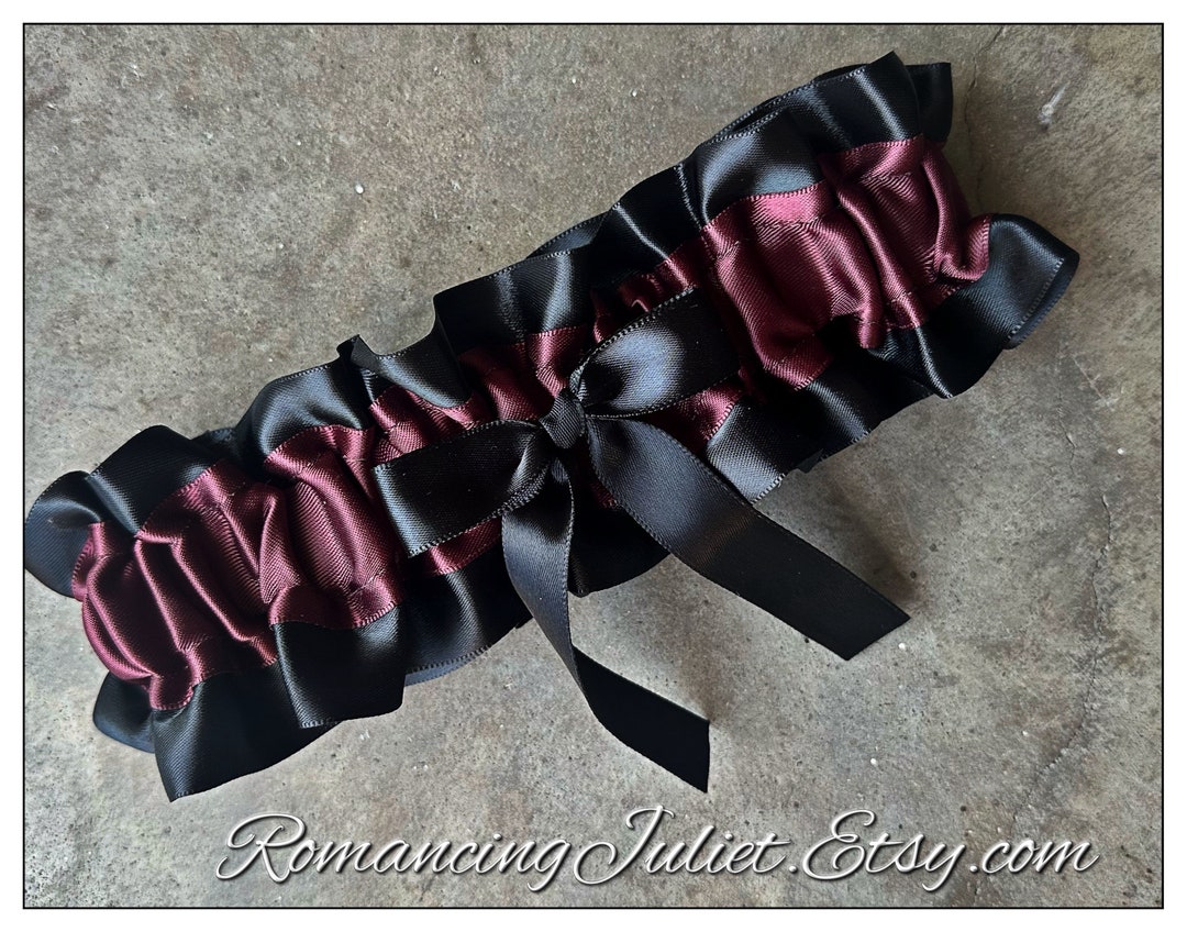 The Classic Chic Leg Garter..you Choose the Accent Colors..shown in ...