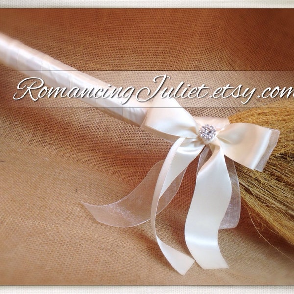 Rhinestone Wedding Broom - Etsy