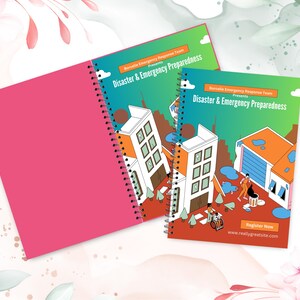 Red Illustration Disaster and Emergency Preparedness Poster |emergency ...