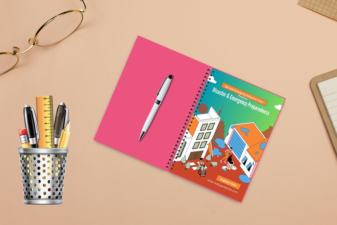 Red Illustration Disaster and Emergency Preparedness Poster |emergency ...