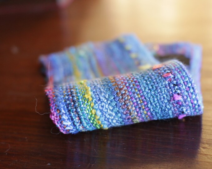 Handwoven Cuff, Woven Fabric Bracelet - Etsy