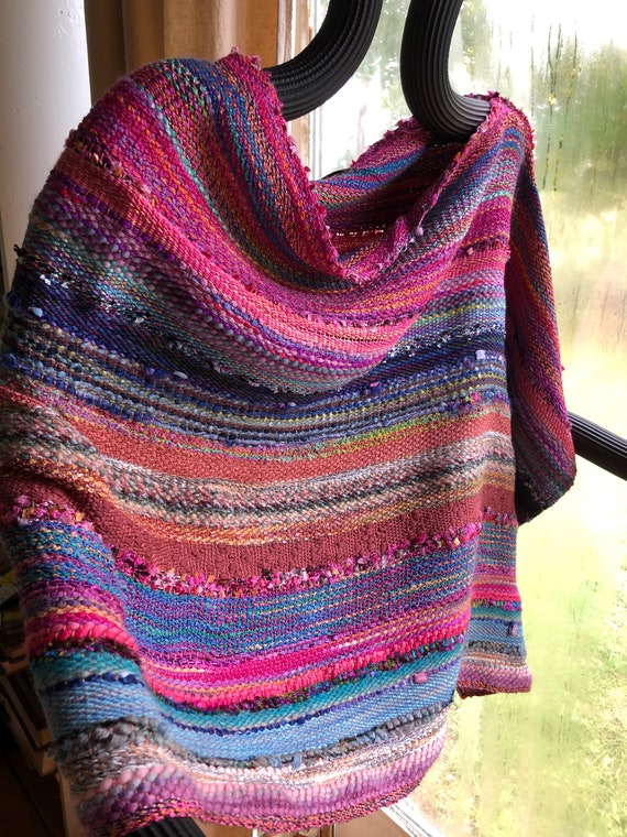 Sunrise/Sunset Wide Handwoven Wrap... | Etsy