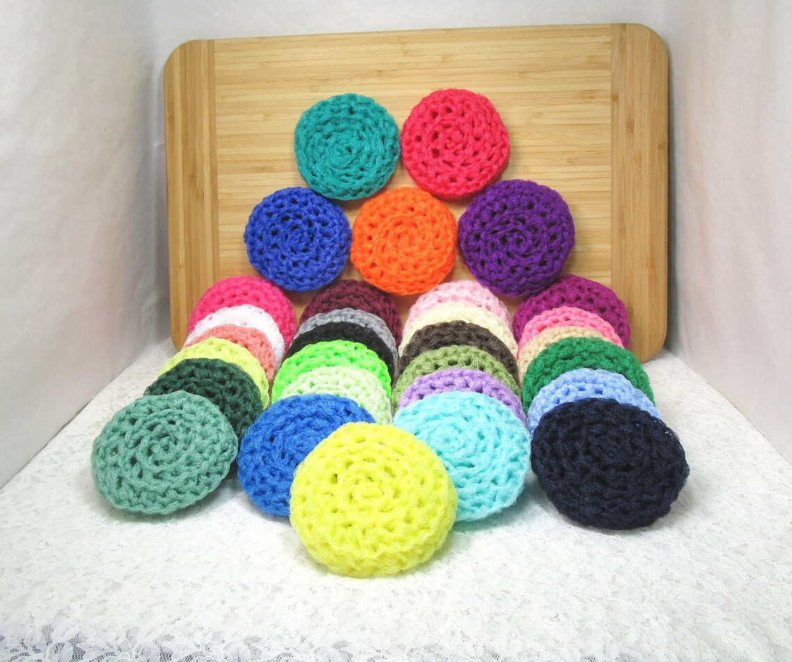 Scrubber Pattern. Scrubbie Pattern, Scour Pad, Cleaning Aid, Kitchen ...