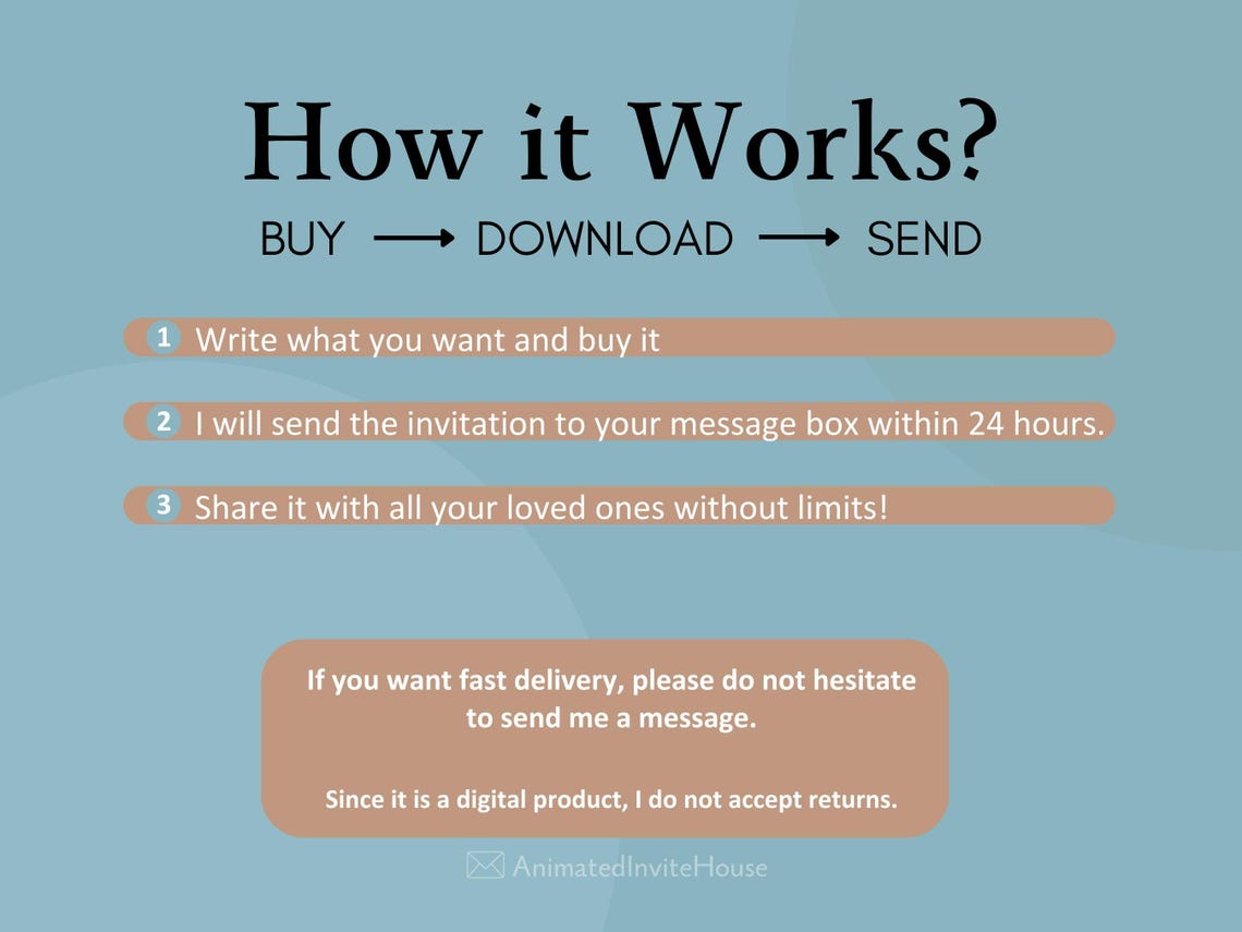 Emoji Custom Invite, Emoji Video Invitation, Emoji Party, Invitation ...