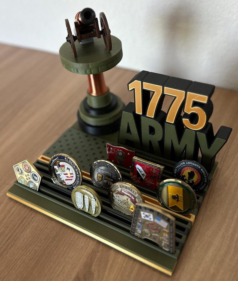 Honor Guard Minis: Army Challenge Coin Holder | 1775 Display With ...