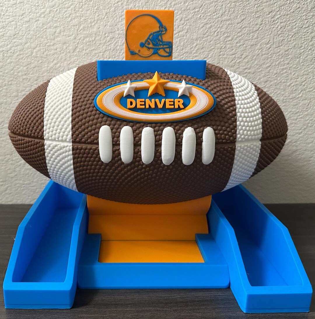 Denver Football Desk Organizer 3D Printed Sports-themed Office Supply ...