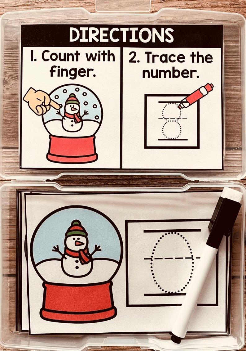 6 Winter Task Boxes for Toddlers, Preschoolers, or Kindergarten ...