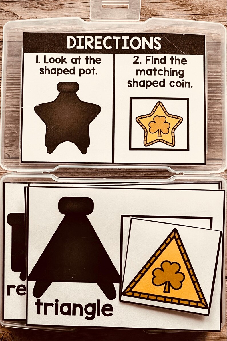 St. Patrick's Day Task Cards: Preschool & Kindergarten Printable (PDF ...