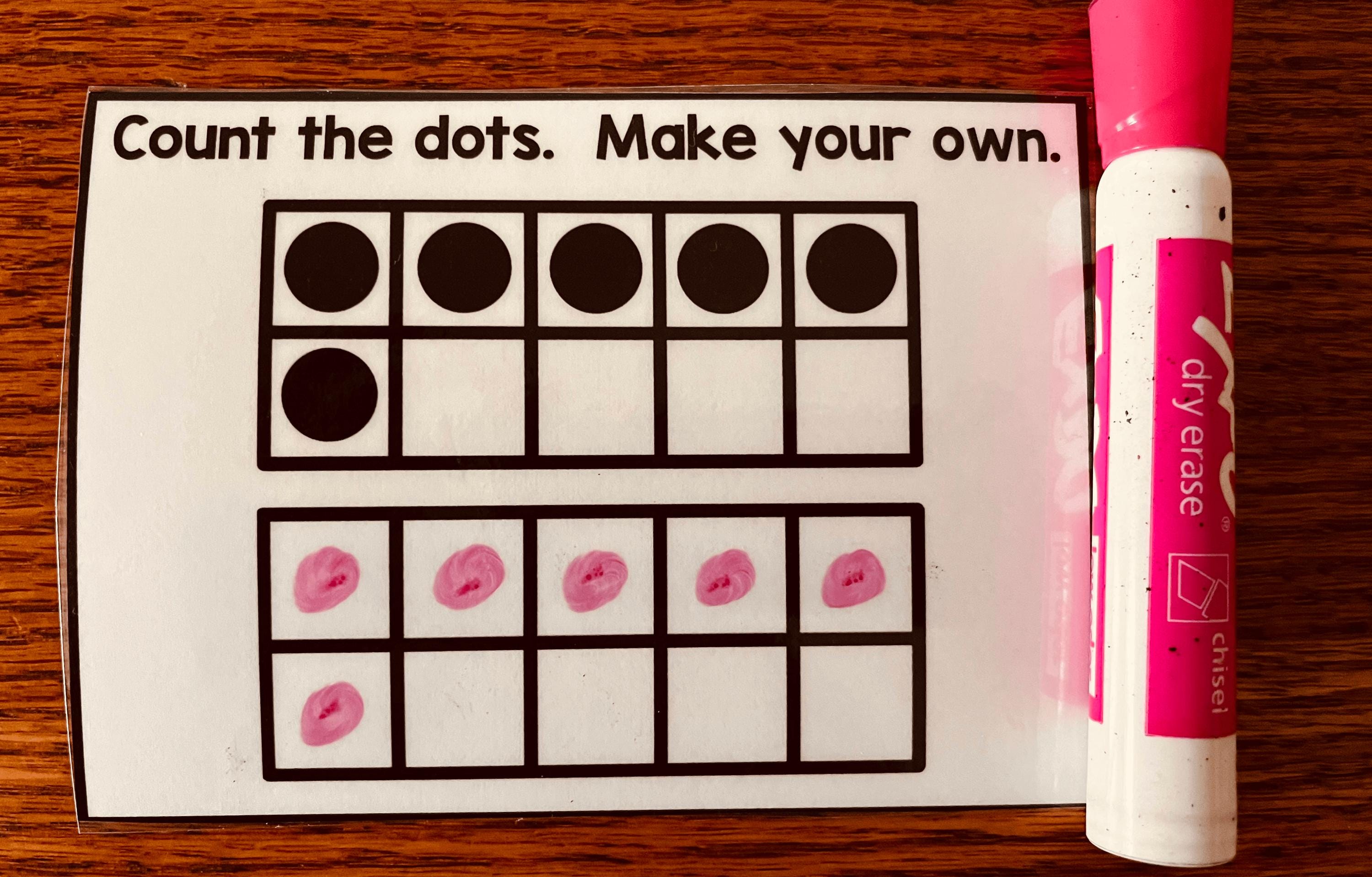 Counting Practice Printable for Toddlers, Preschoolers, Kindergarten ...