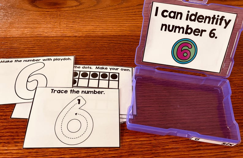 Counting Practice Printable for Toddlers, Preschoolers, Kindergarten ...