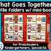 February File Folder Printable for Toddlers, Preschoolers, or ...