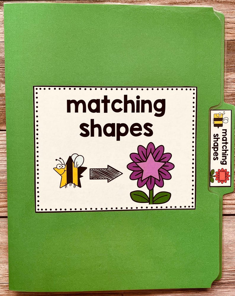 May Flowers File Folder Games: Preschool Activities (PDF Printable) - Etsy