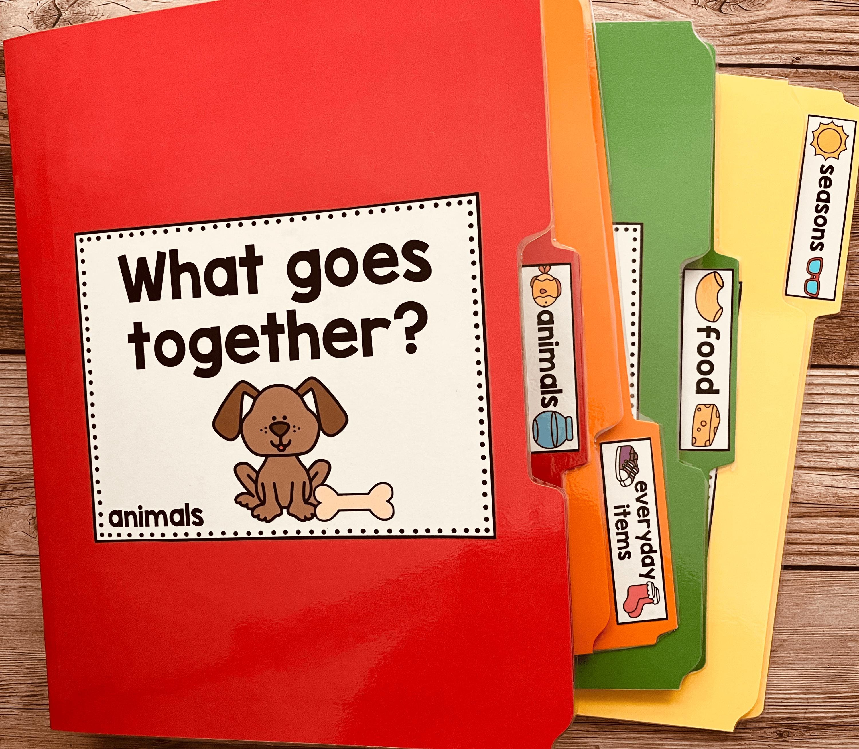 Preschool File Folder Games: Language Learning Activities (PDF ...