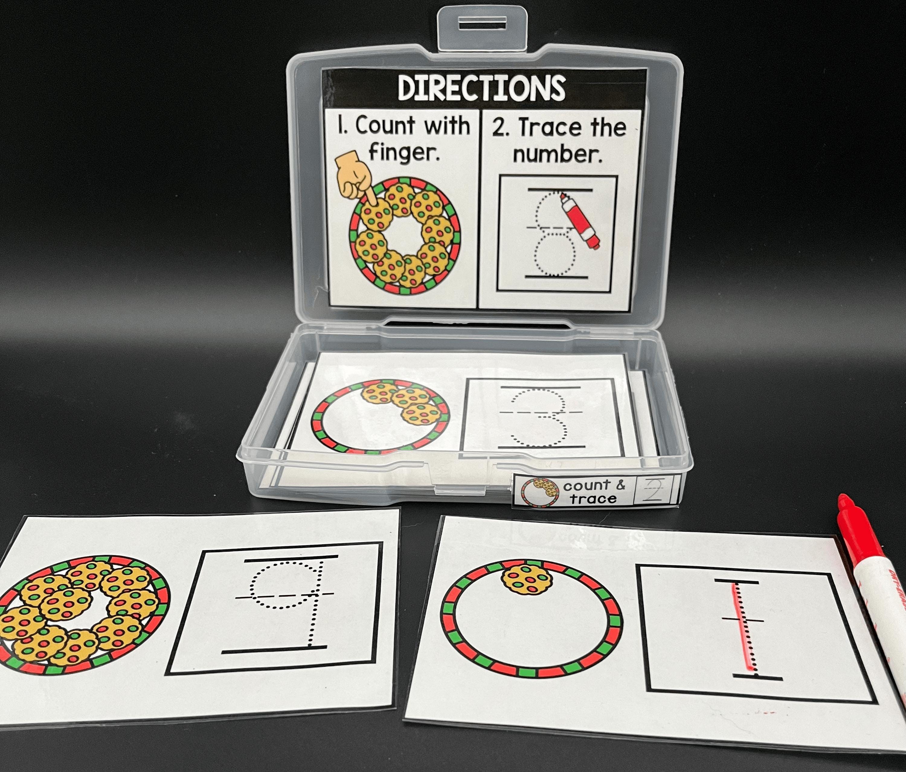 6 Christmas Task Boxes for Toddlers, Preschoolers, or Kindergarten ...